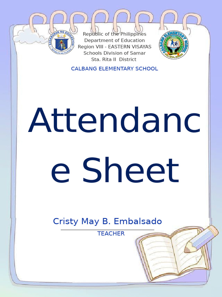 Blue Attendance Sheet and Class Record | PDF