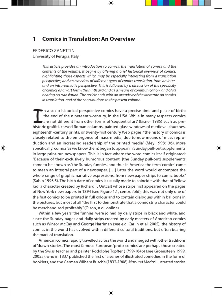 Comics Translation for Scholars | PDF | Comics | Manga