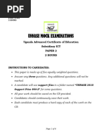 KCSE Word Processor Practical Exam Guide | PDF | Software | Application ...