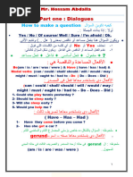 Top 25 Arabic Questions Cheat Sheet | PDF