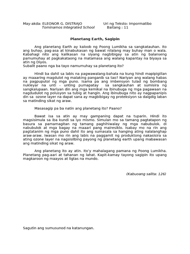 Phil - IRI G II Impormatibo 2 | PDF