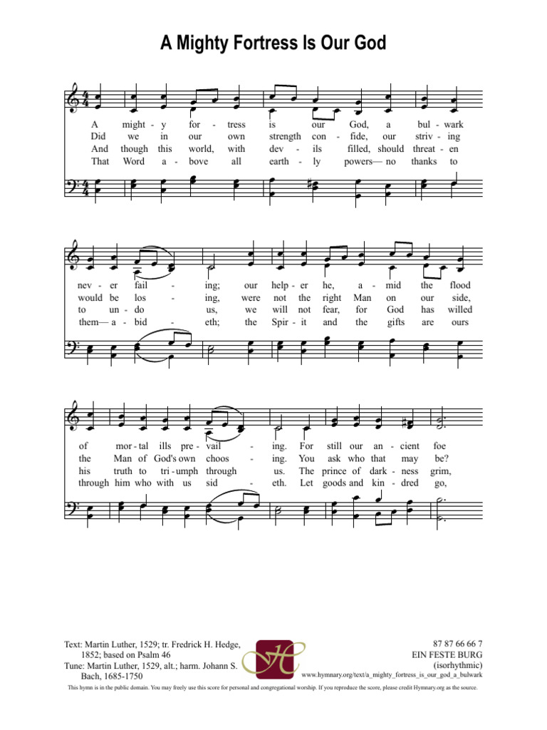 A Mighty Fortress | PDF | Ketuvim | Wisdom Literature