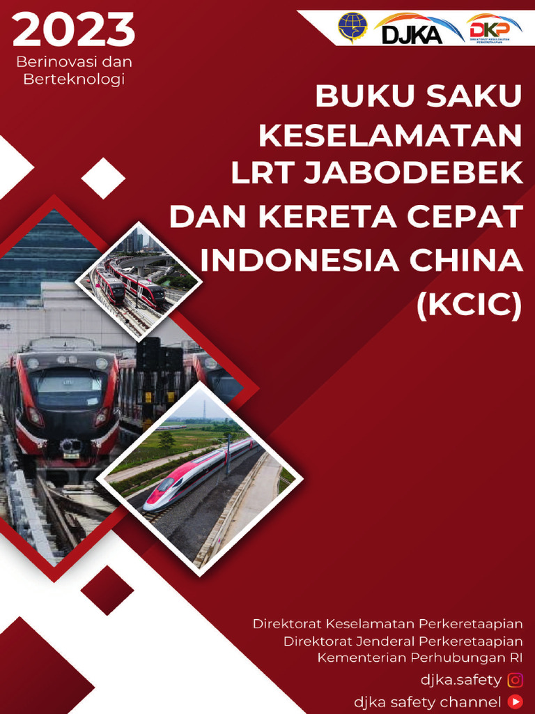 Buku Saku Keselamatan KCIC Dan LRT Jabodebek - Rev2 | PDF