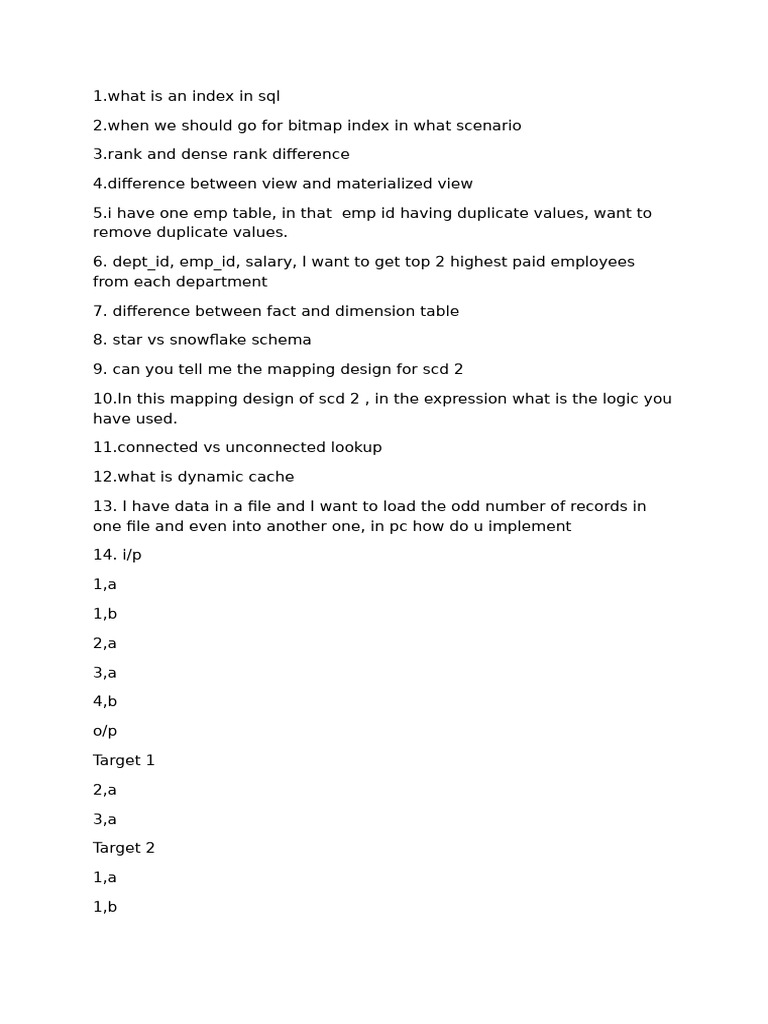 EY Interview Questions | PDF