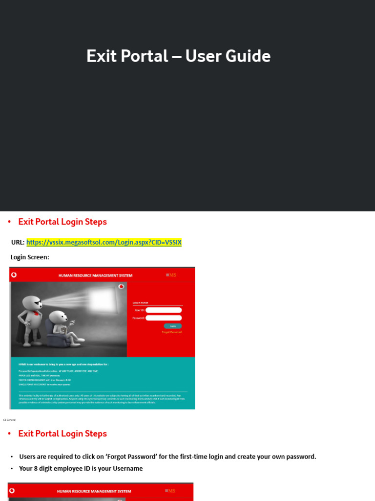 Exit Portal – User Guide_New | PDF | Login | Password Exit Portal – User Guide_New | PDF | Login | Password