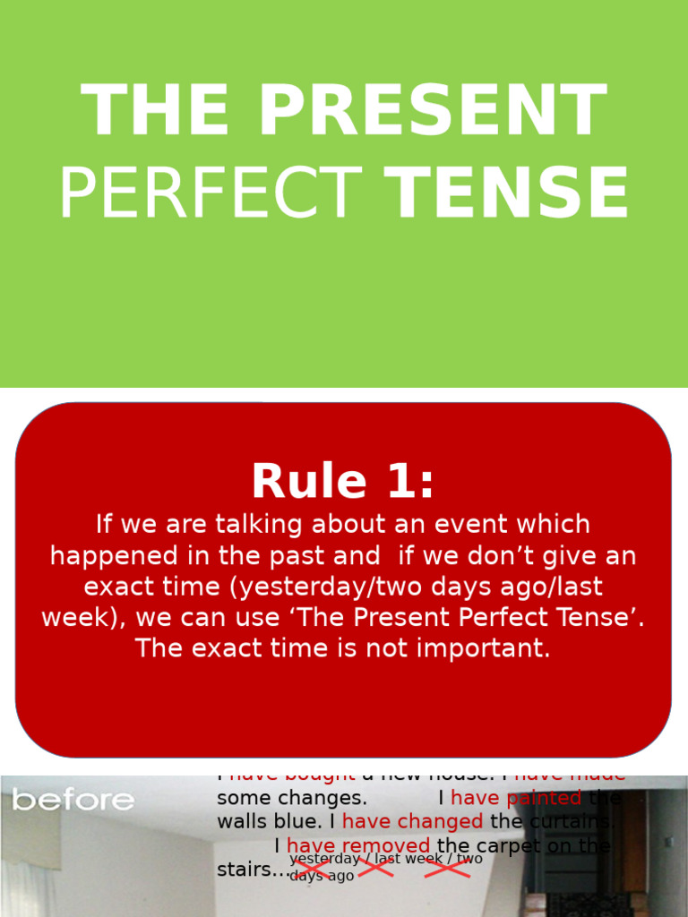 Present Perfect Tense | PDF | Linguistics