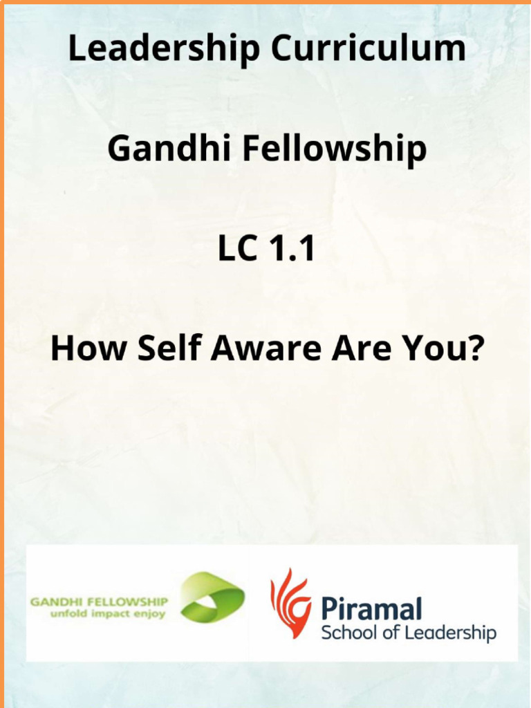 Why Self Awareness Is Important | PDF | Self Awareness | Judgment (Law)