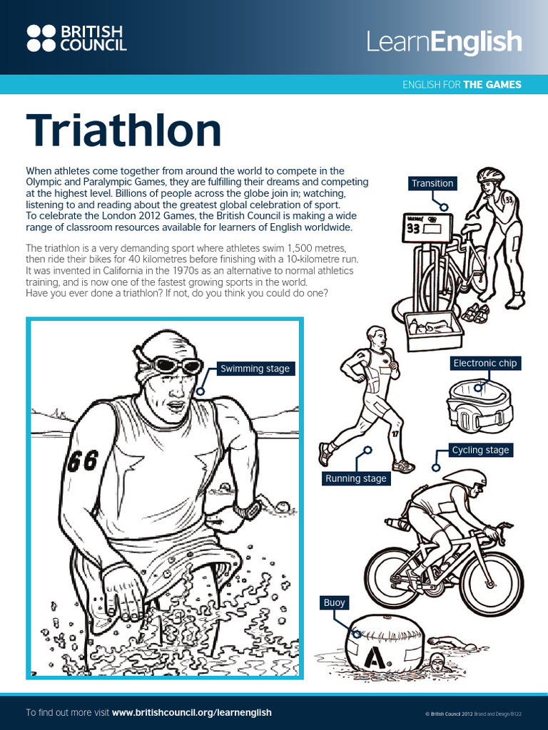 English Vocabulary for Triathlon | PDF | Triathlon