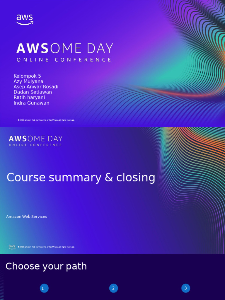 Handout - Closing - Remarks - Course - Summary Ina | PDF | Amazon Web ...