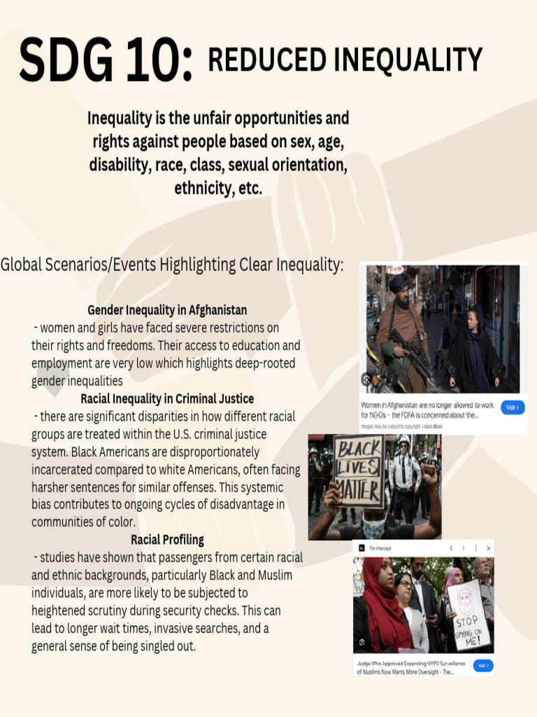 SDG 10 | PDF | Economic Inequality | Discrimination & Race Relations
