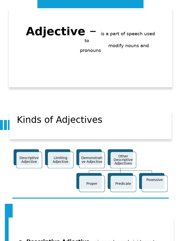 Understanding Types of Adjectives | PDF
