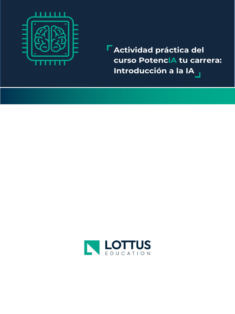 Actividad Practica | PDF | Inteligencia artificial | Inteligencia (IA) y semántica