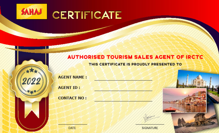 IRCTC Certificate V2 1 | PDF | Finance & Money Management