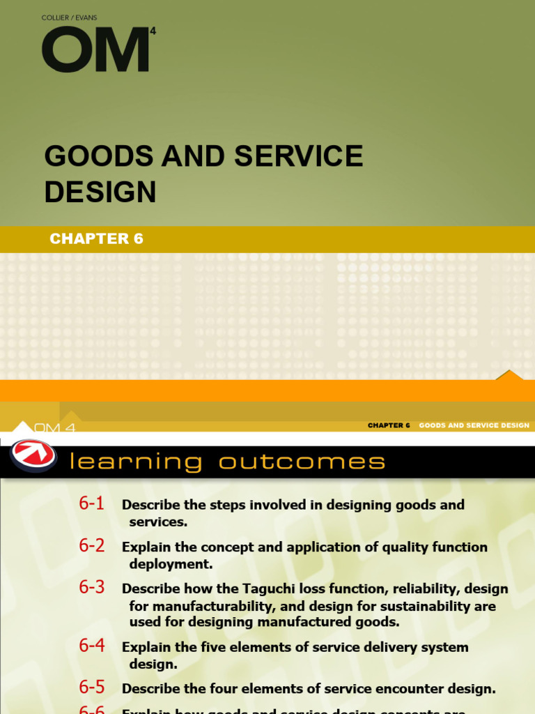5-Goods and Service Design-Mba | PDF | Engineering Tolerance