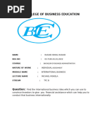 Business Management Formula Sheet | PDF