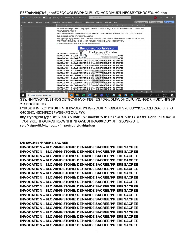 Sacred Prayer Invocation | PDF