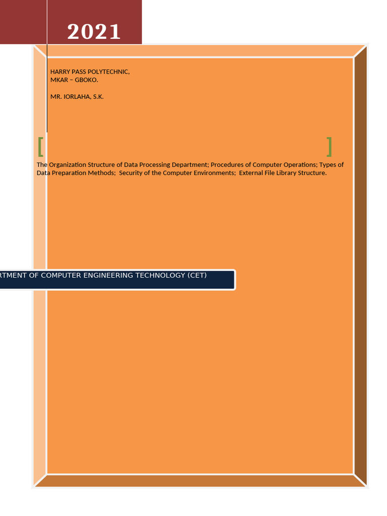 Computer Operations Overview (COM 122) | PDF | Operating System ...