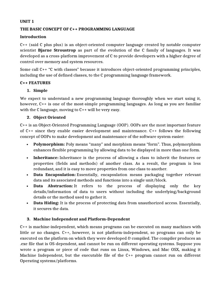 COM 313-C-Plus-Plus HND - Last | PDF | Parameter (Computer Programming) | C++