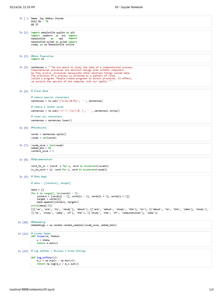 A5 - Jupyter Notebook PDF | PDF