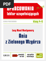 Ania Z Zielonego Wzgórza - Streszczenie Krótkie - Lucy Maud Montgomery - Bryk - PL | PDF
