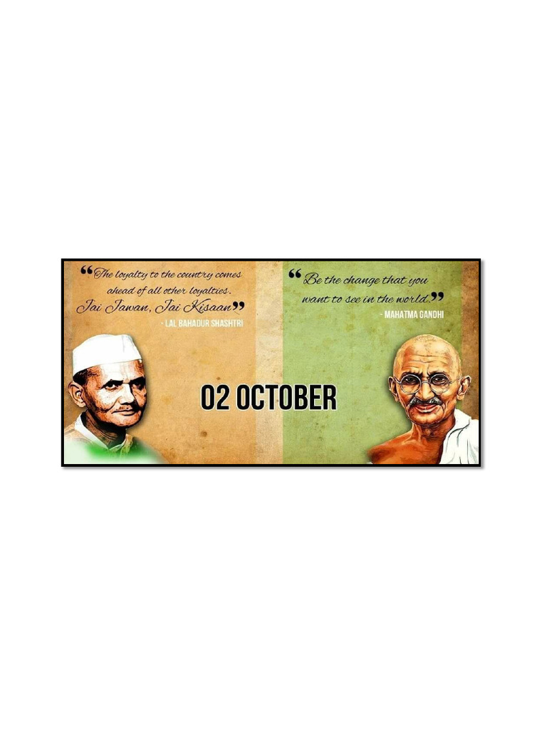 Information of 2nd Oct Celebration | PDF