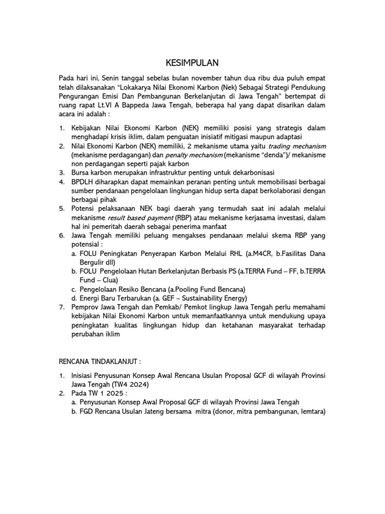 Kesimpulan NEK | PDF