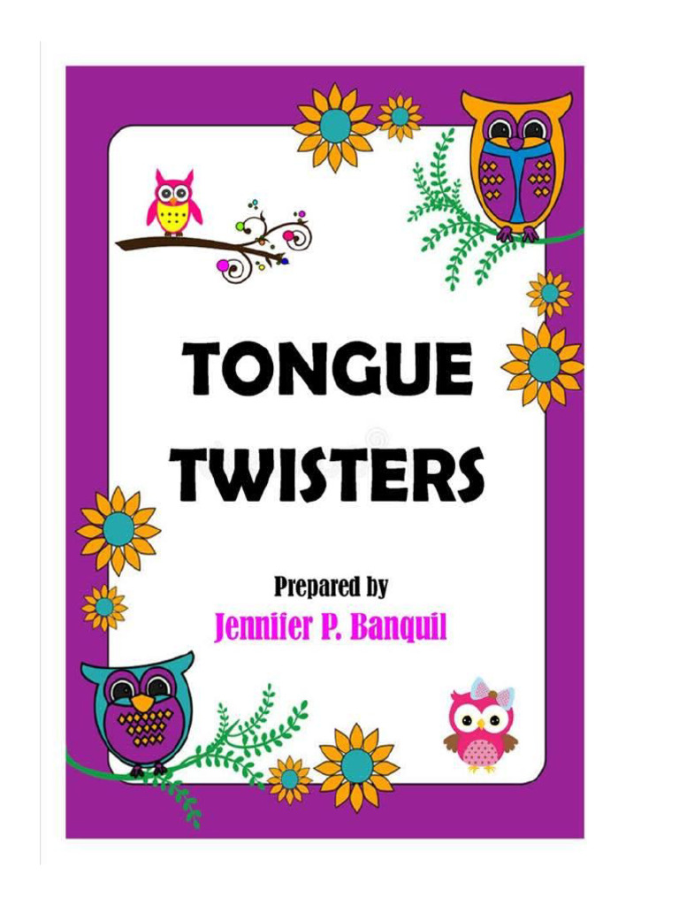 Tongue Twisters | PDF