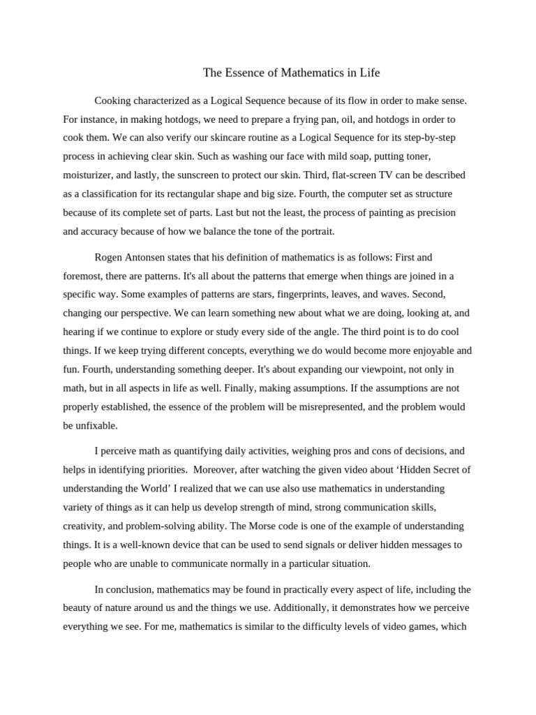 Math Is The Hidden Secret To Understanding The World | PDF ...