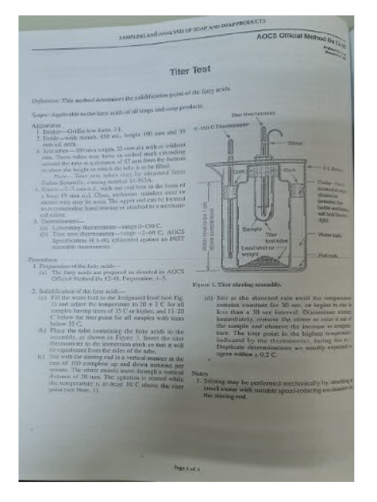 Analisa Titer Test | PDF