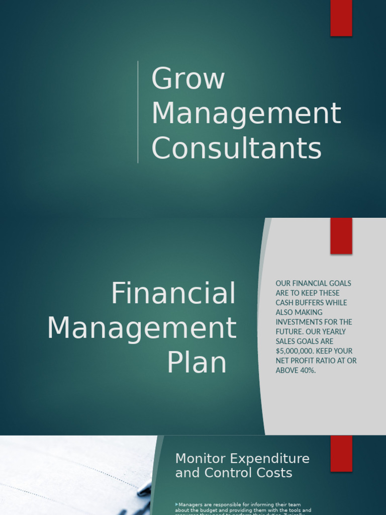 Financial Management Plan Overview | PDF | Budget | Economies