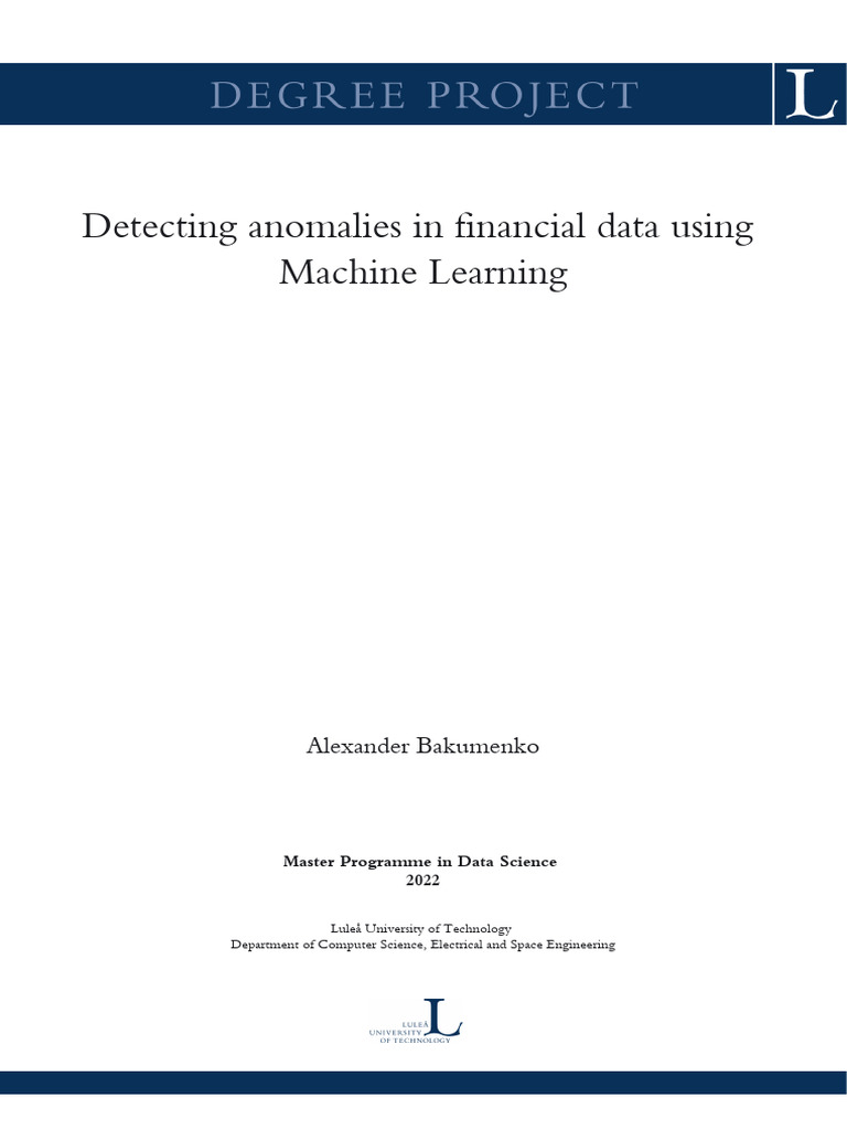 FULLTEXT01 | PDF | Machine Learning | Support Vector Machine