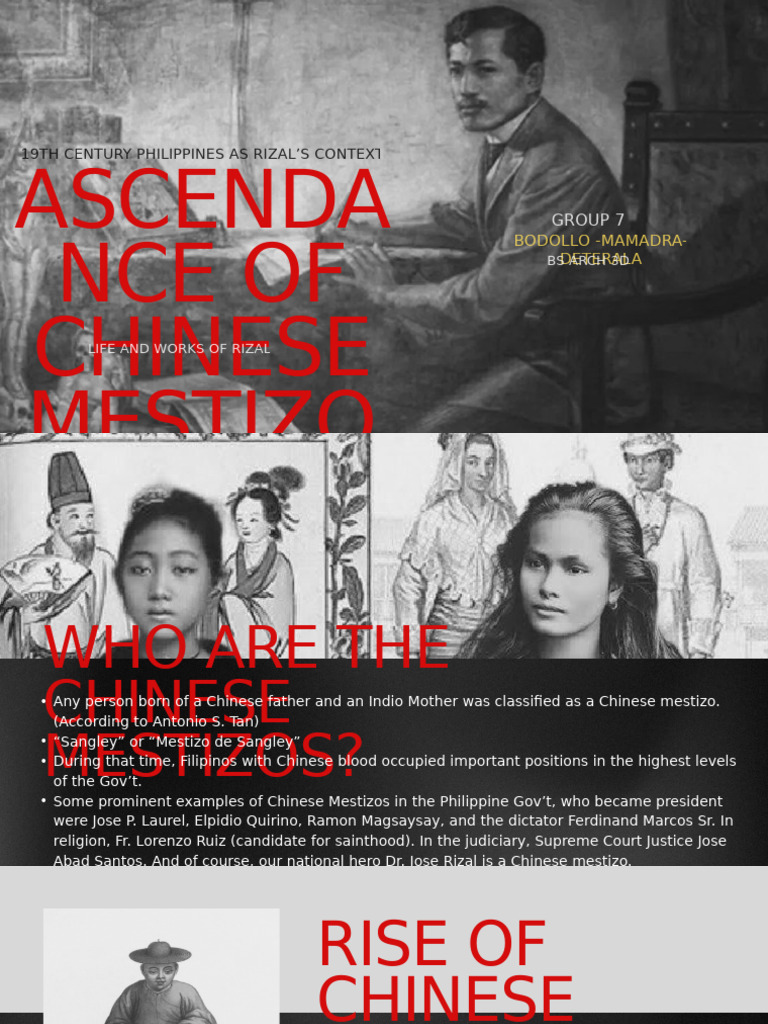 Ascendance of Chinese Mestizo | PDF | Philippines | Ethnicity