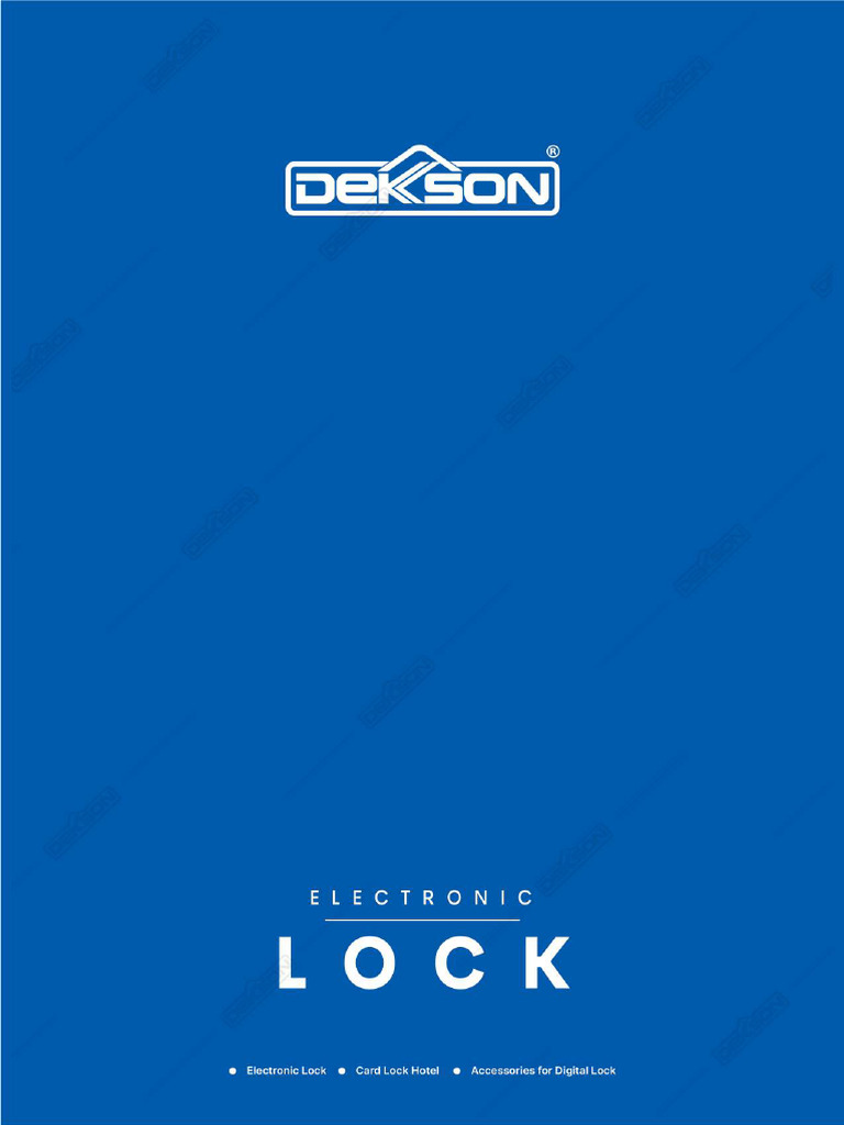 Katalog Dekson | PDF