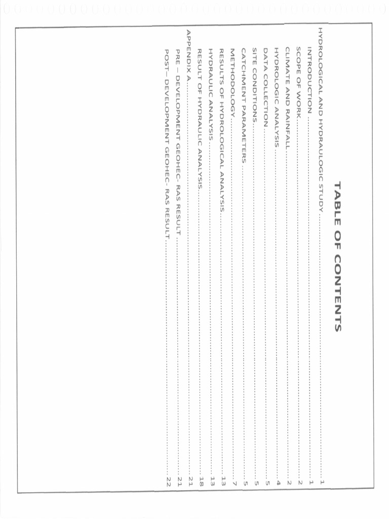 Hydraulic Analysis Catao FMR | PDF