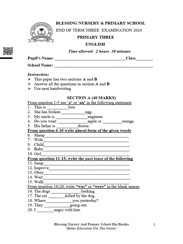English P.3 | PDF | Grammar | Linguistic Morphology