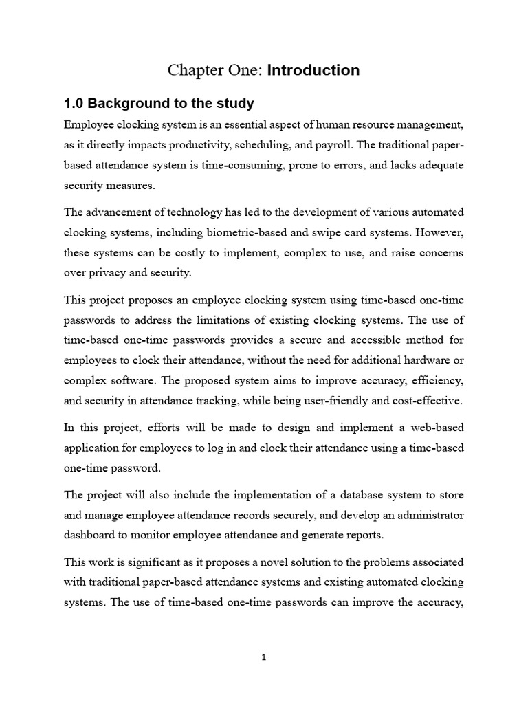 Employee Clocking System with TOTP | PDF | Databases | World Wide Web