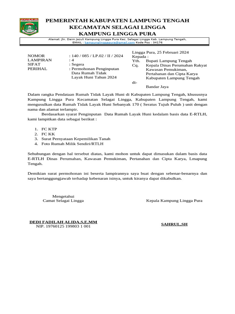 Permohonan Dan Usulan | PDF