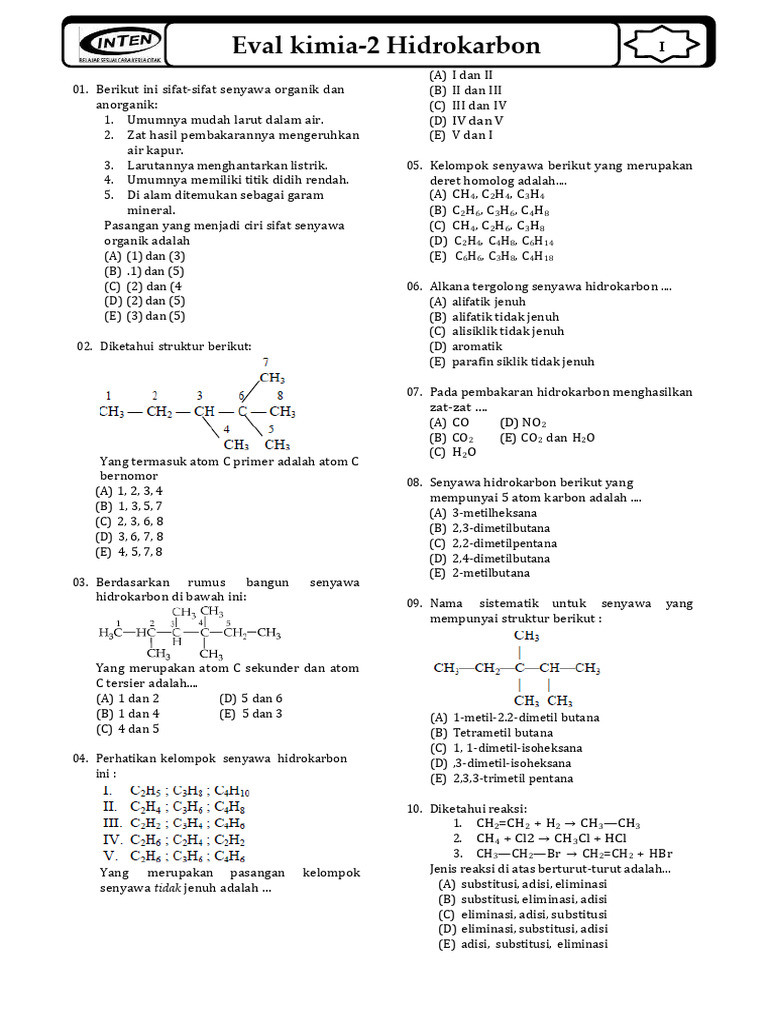Eval Kimia-2 SMADA-20-17 | PDF