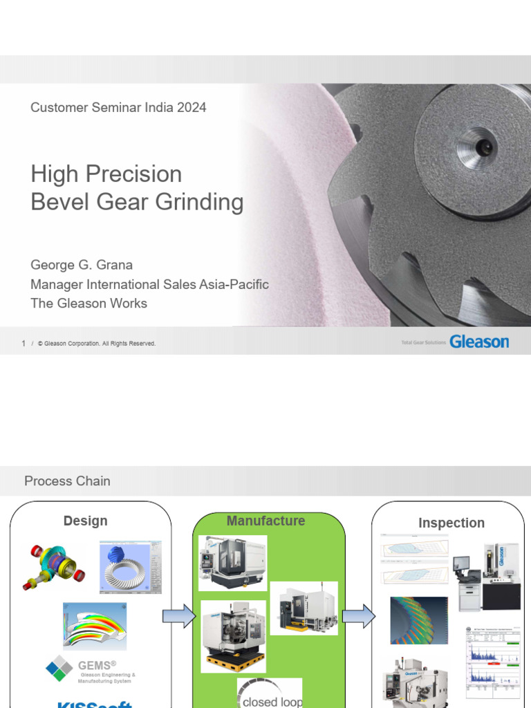Gwi Seminar Bevel-Gear-Grinding Grana en v002 Handout | PDF | Gear | Mechanical Engineering