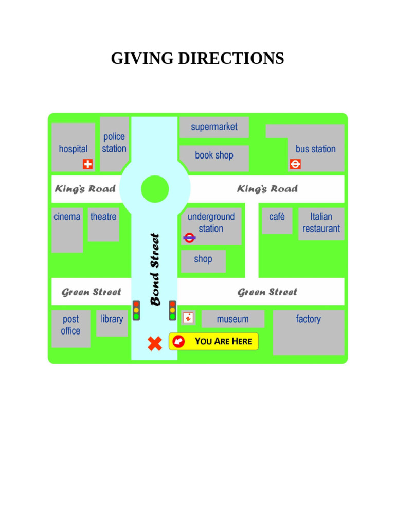 Giving Directions | PDF | Language Arts & Discipline