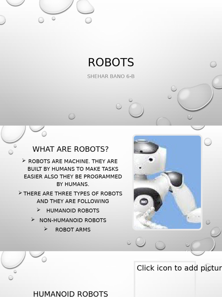 Types of Robots Explained | PDF