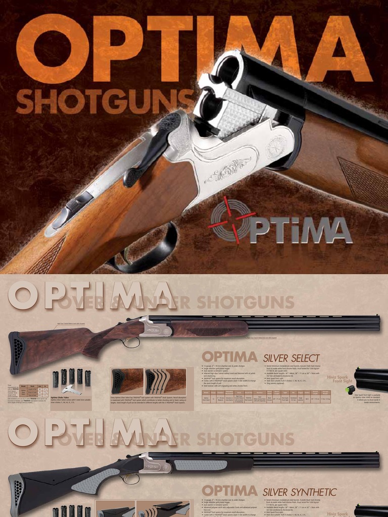 Optima Shotguns 2010 | PDF | Shotgun | Projectiles