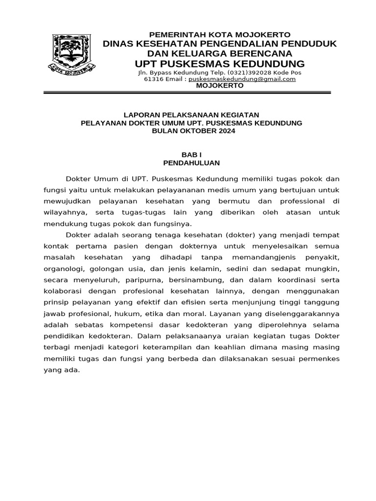 Lapkin Okt 2024 DR - Iqbal | PDF