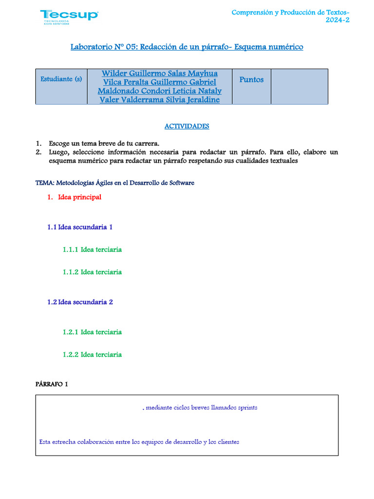 LAB5 | PDF | Desarrollo Ágil de Software | Software