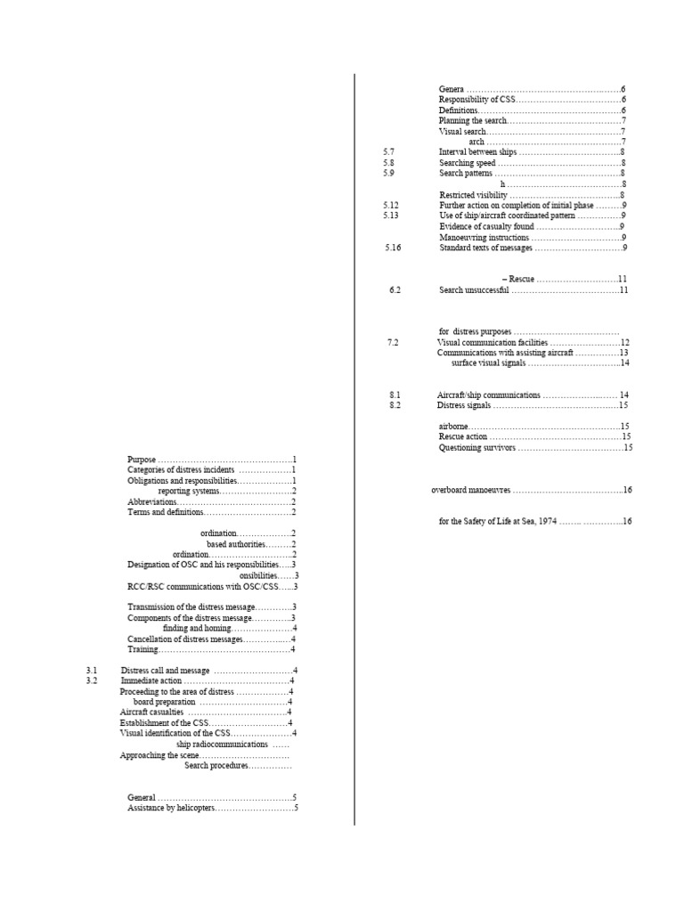IAMSAR | PDF | Search And Rescue | Telecommunications Engineering