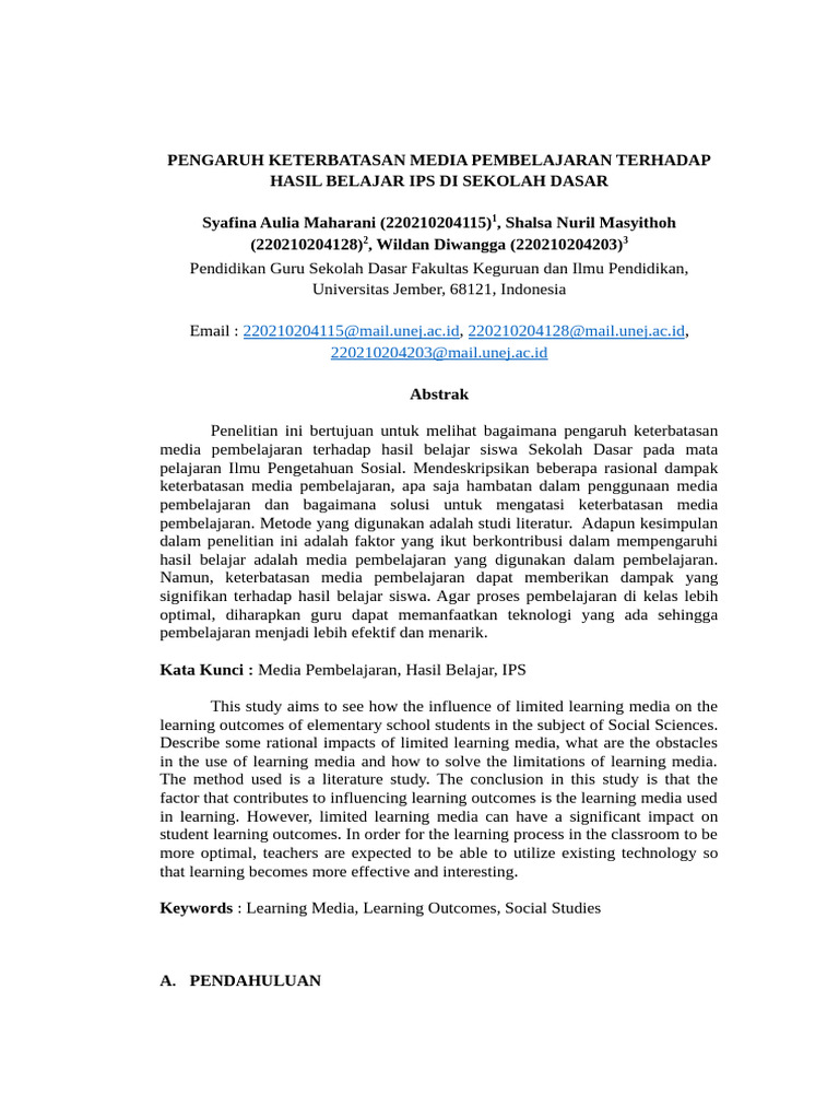 Uts - Kapita - Selekta - Revisi Fix | PDF