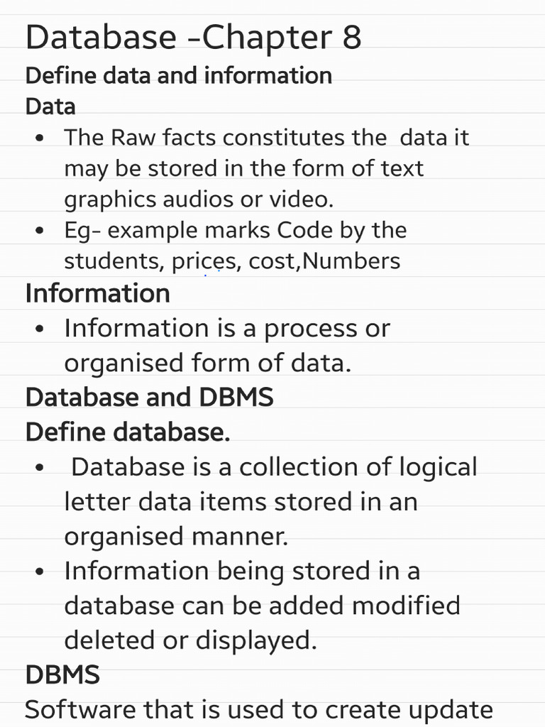 Database Notes - 240924 - 070122 | PDF
