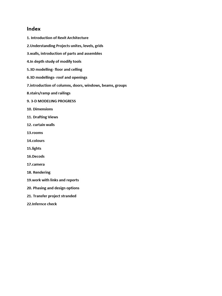 Revit Report | PDF | Autodesk Revit | Curve