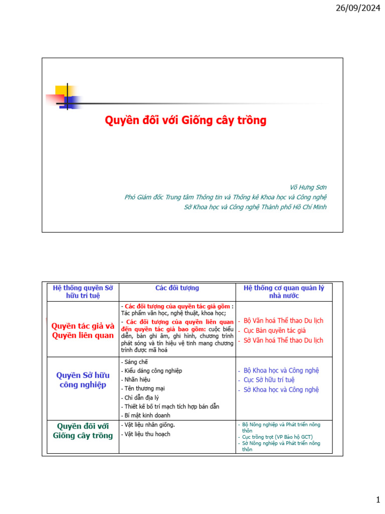 Giong Cay Trong | PDF