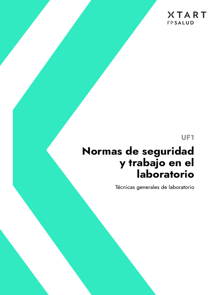 XS066 UF1 01PDF Normas de Seguridad y Trabajo en El Laboratorio | PDF | Formaldehído | Laboratorios